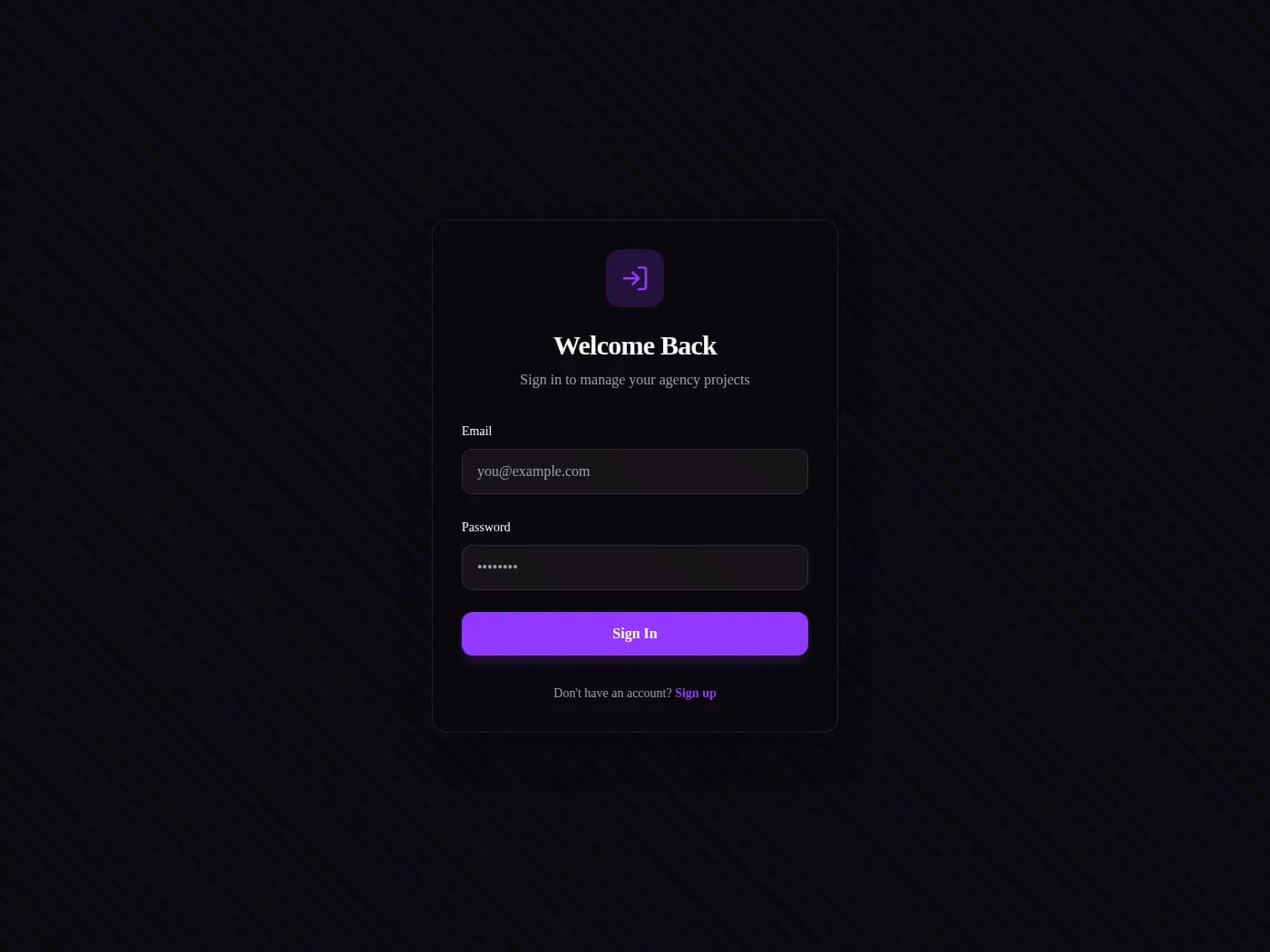 AgencyFlow Dashboard