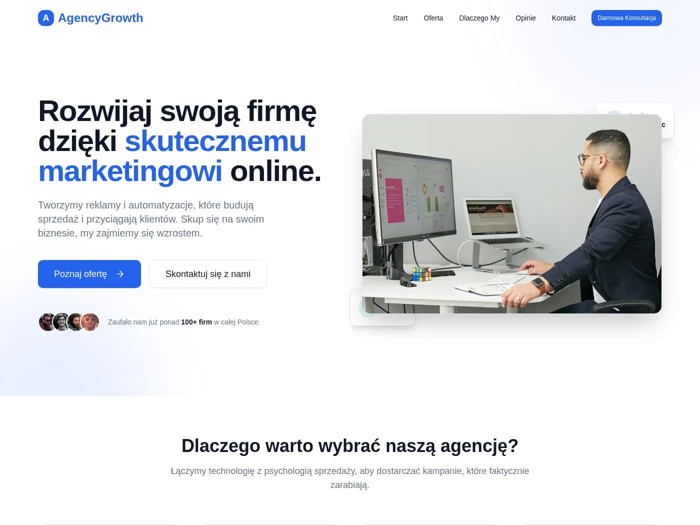 AgencyGrowth Landing Page