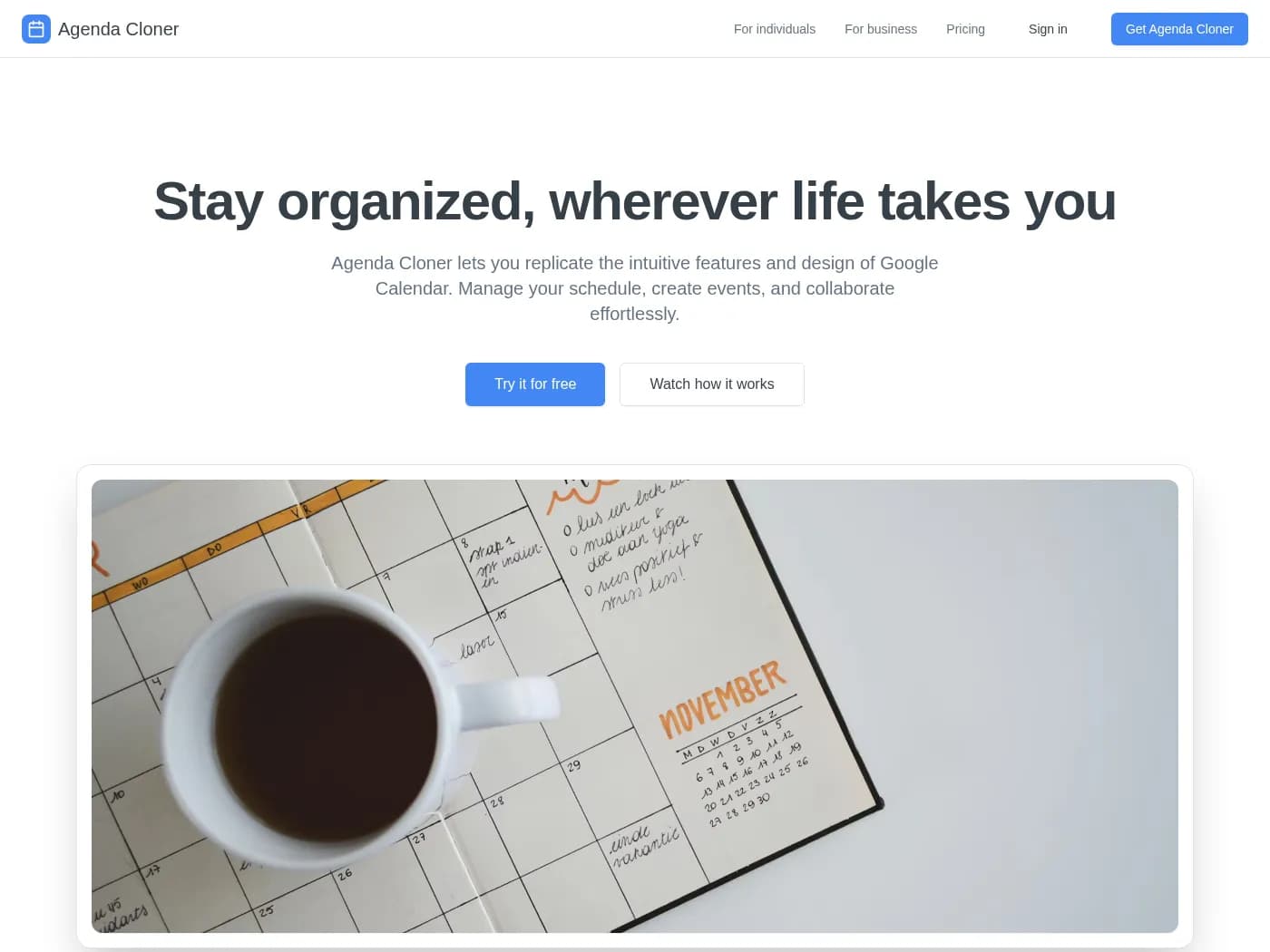 Agenda Cloner