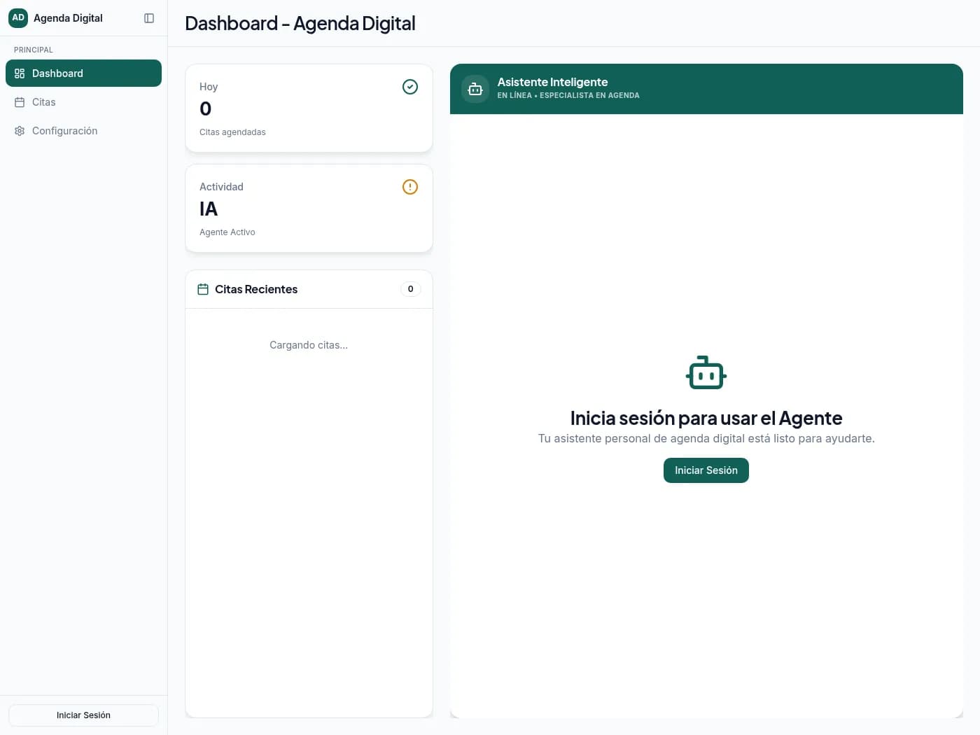 Agente Agenda Digital