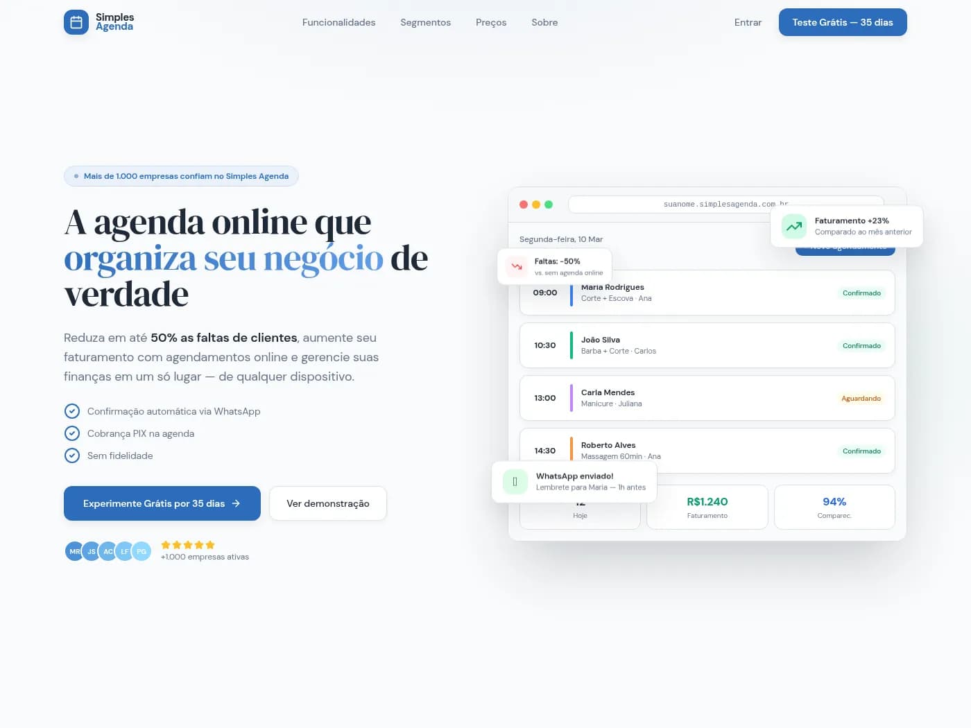 SimplesAgenda Pro Web