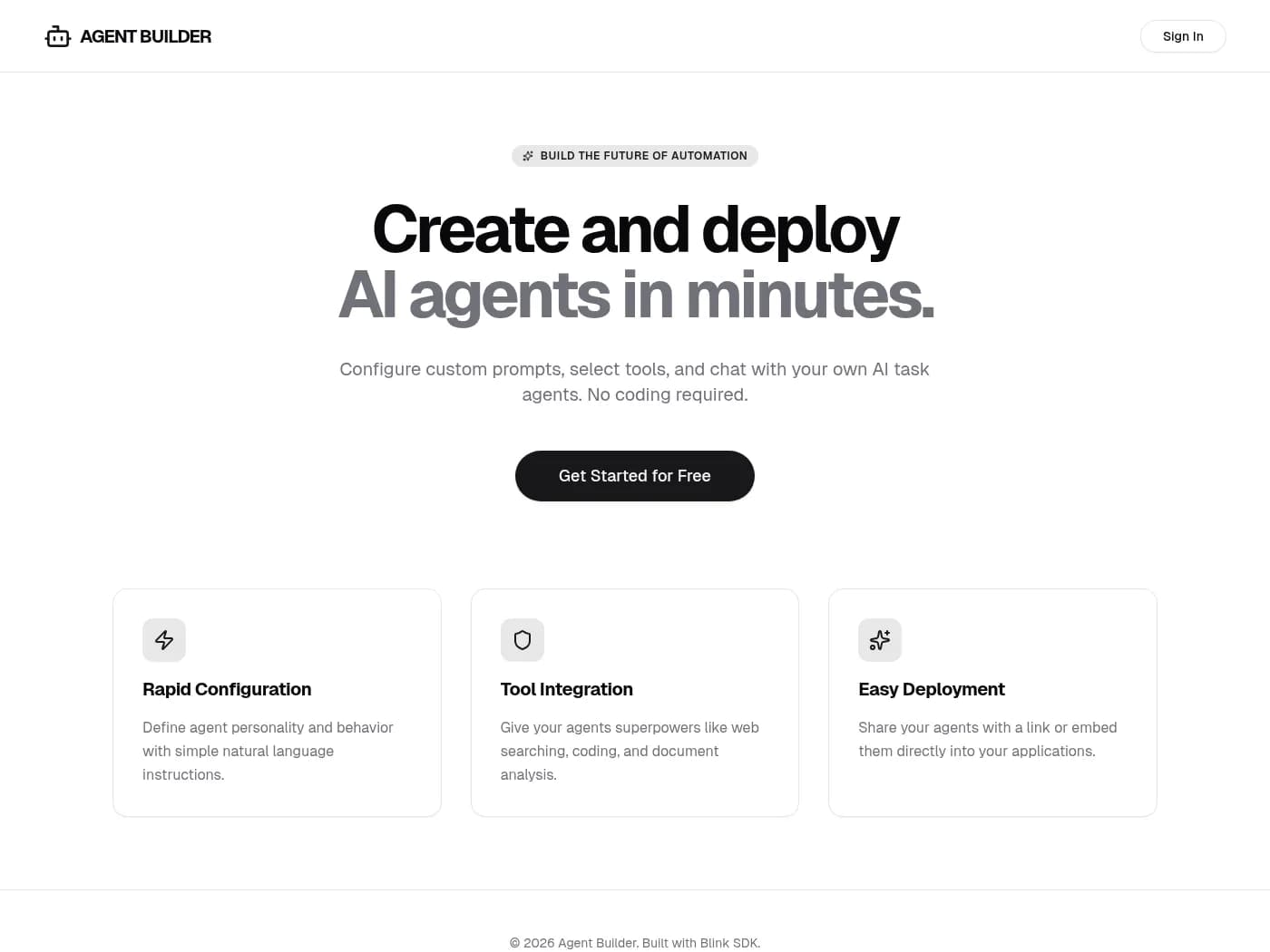 Agent Builder