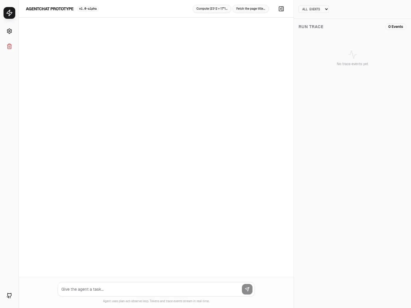 AgentChat Prototype