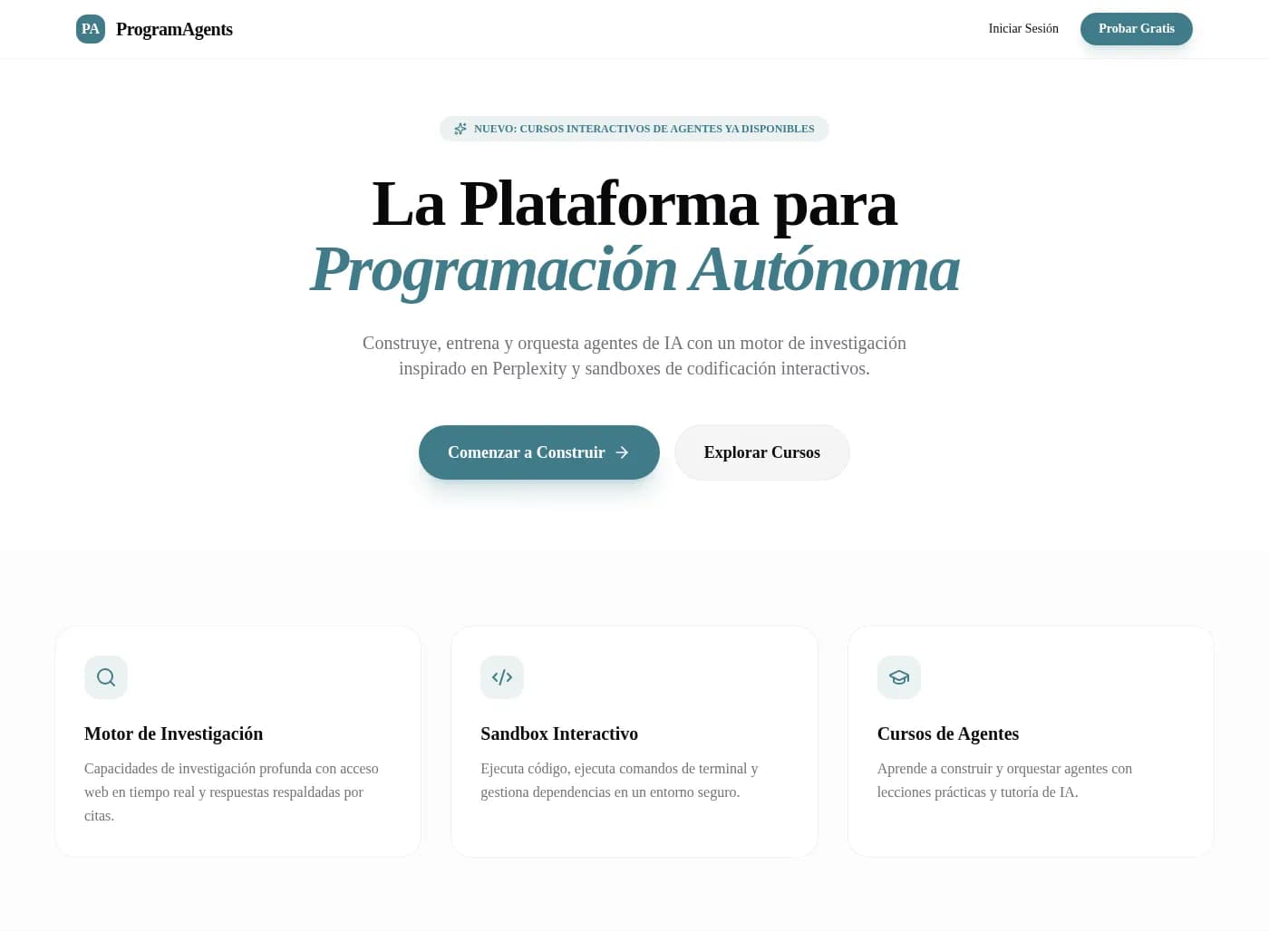 ProgramAgents Course Clone