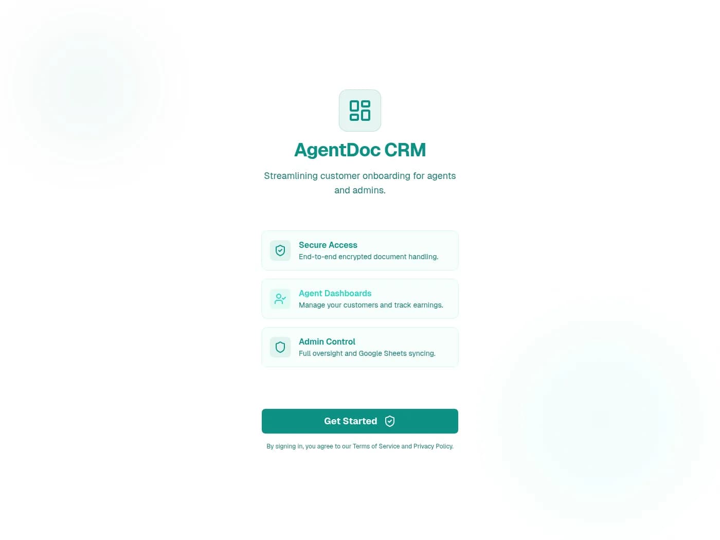 AgentDoc Connect CRM