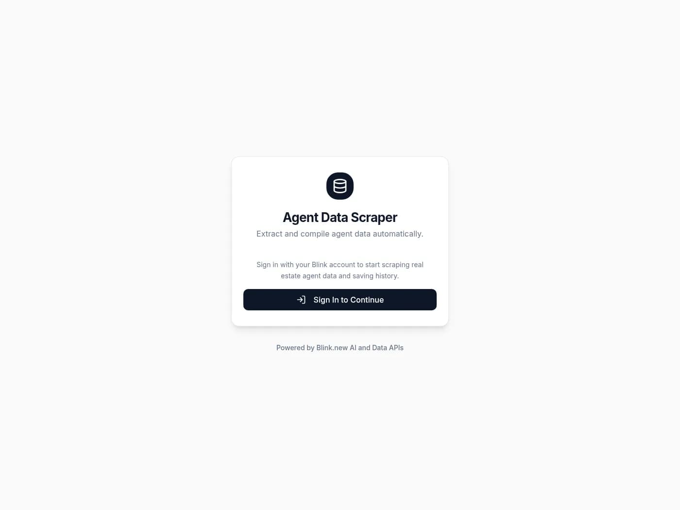 Agent Data Scraper