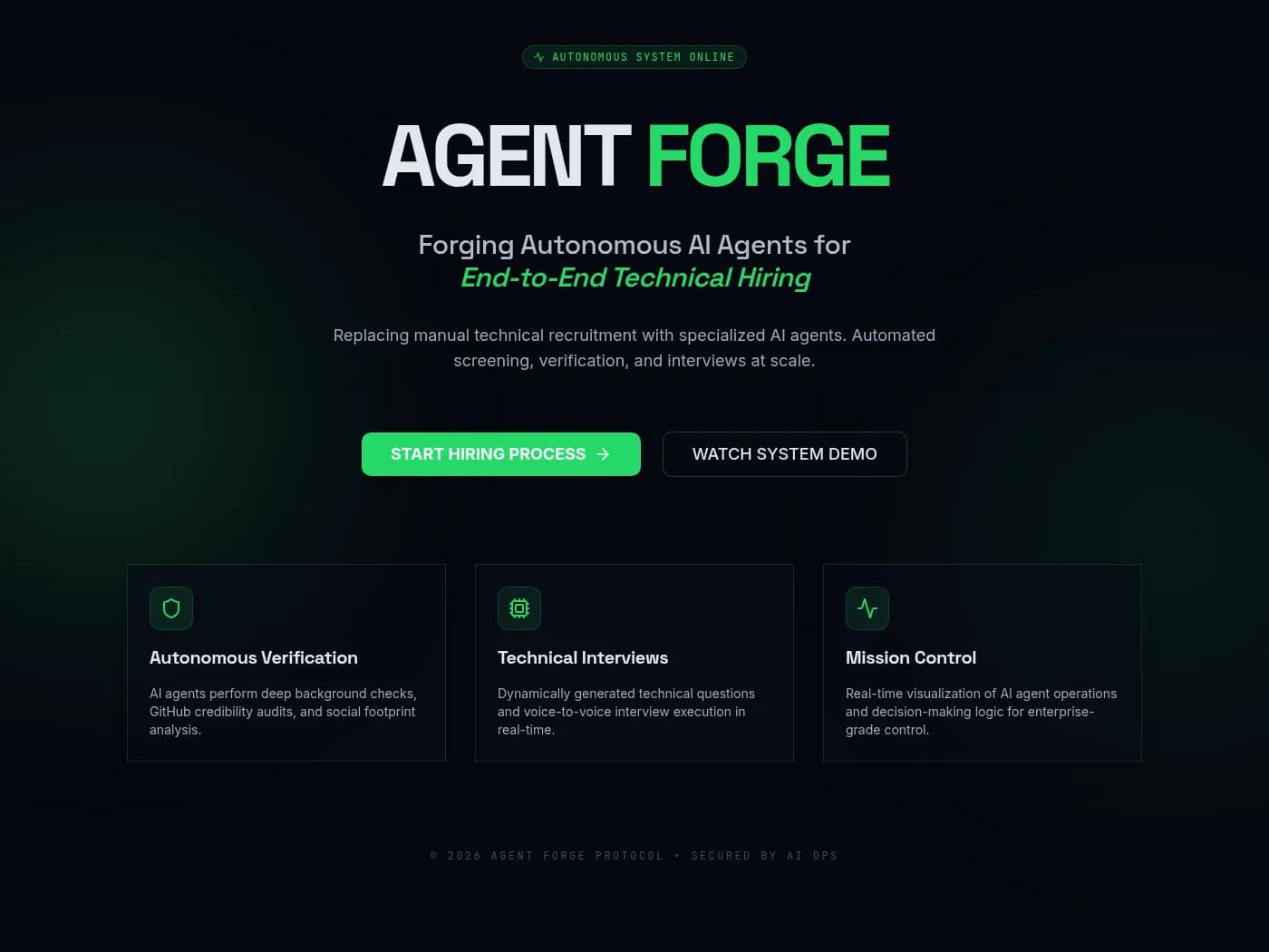 Agent Forge Dashboard