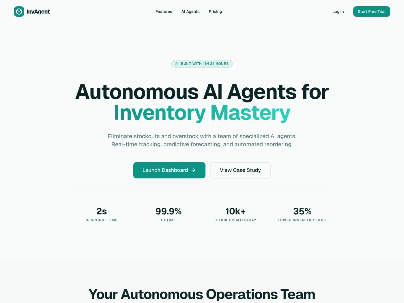 Agent Inventory Master