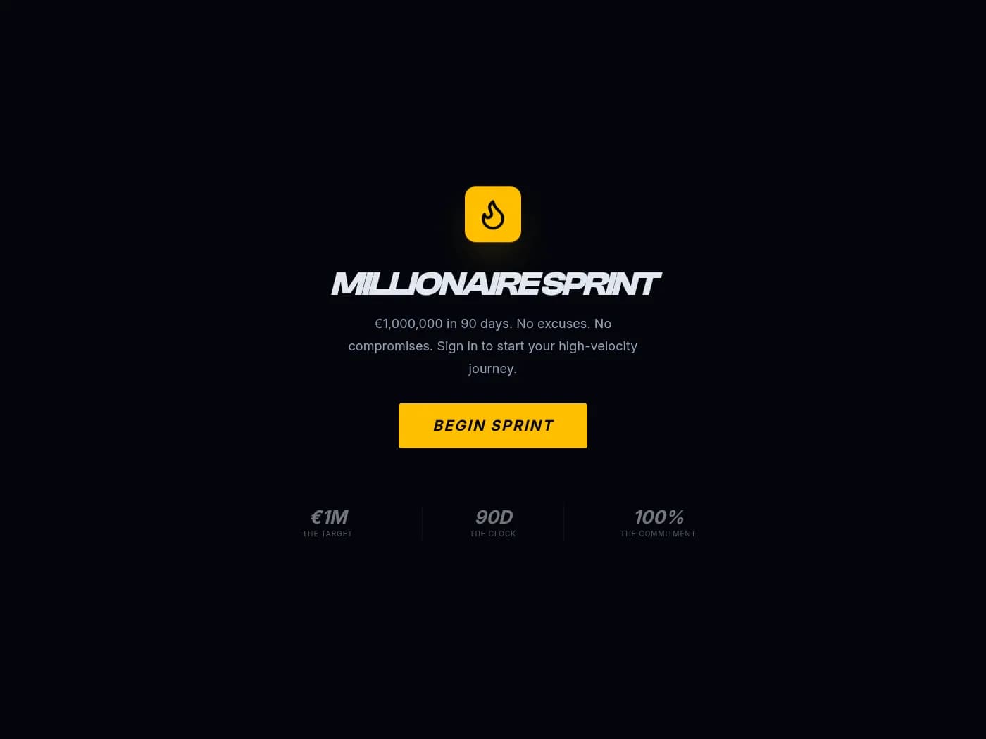 Millionaire Agent Sprint