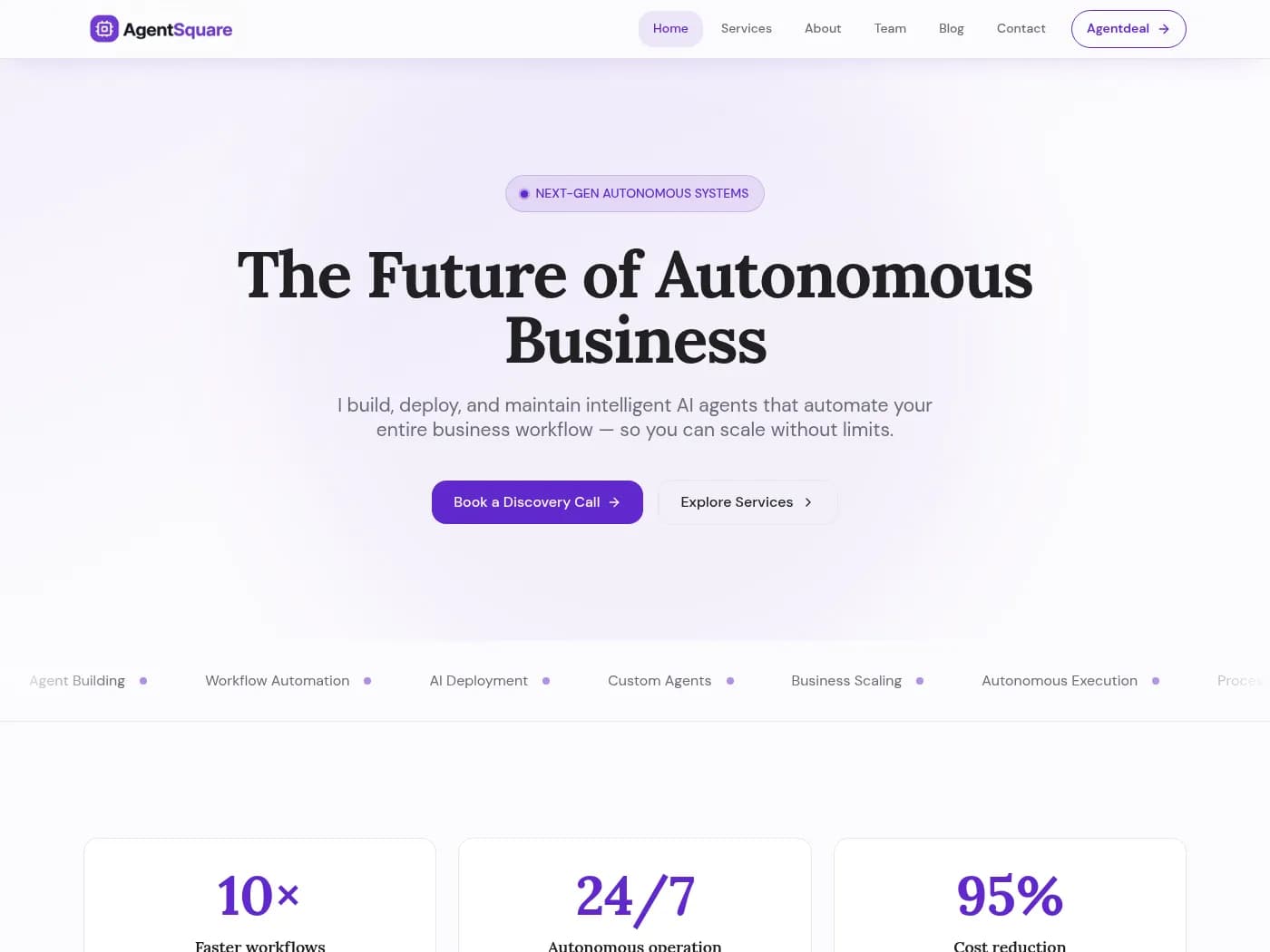 Agent Square Website