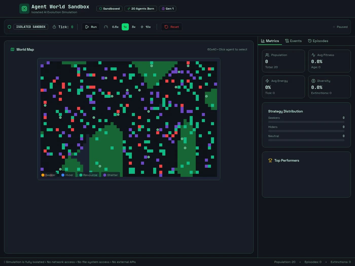 Agent World Sandbox