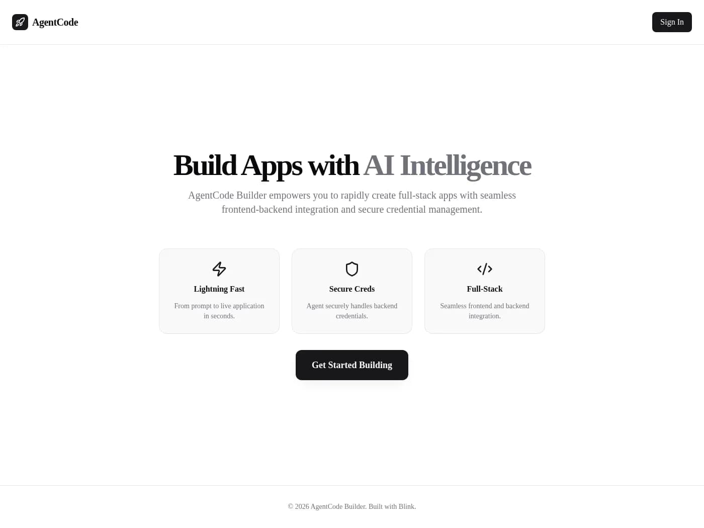 AgentCode Builder