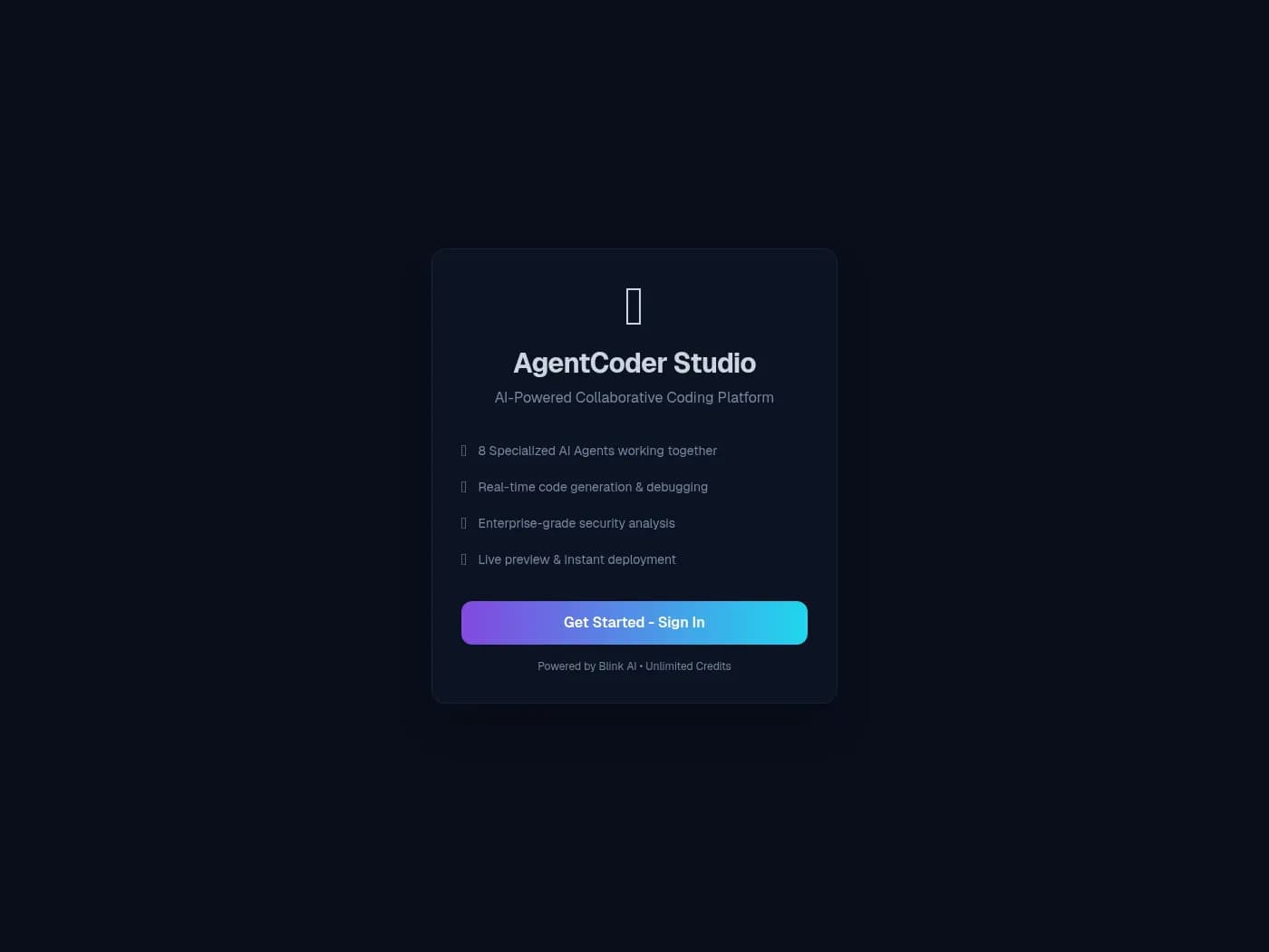 AgentCoder Studio