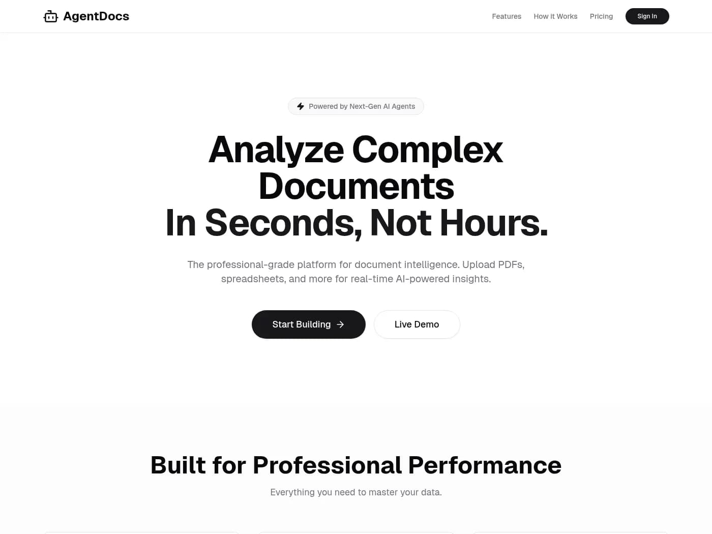 AgentDocs Platform