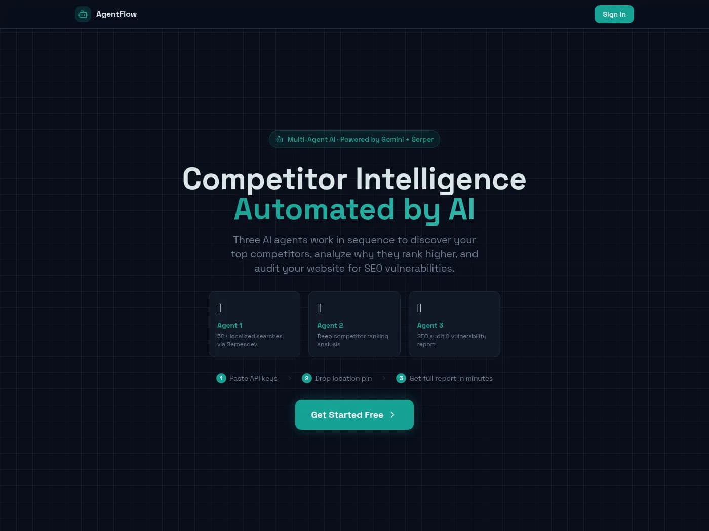 AgentFlow Competitor Analyzer