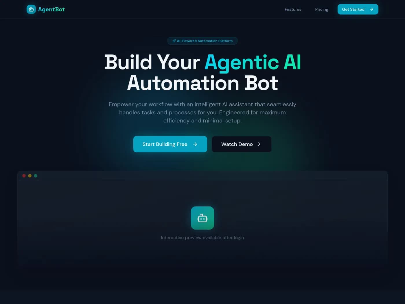 Agentic AI Bot Builder