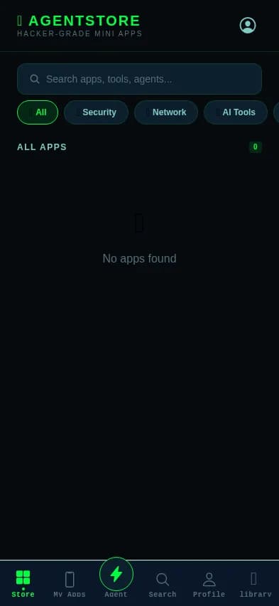 Agentic Mini Apps Store