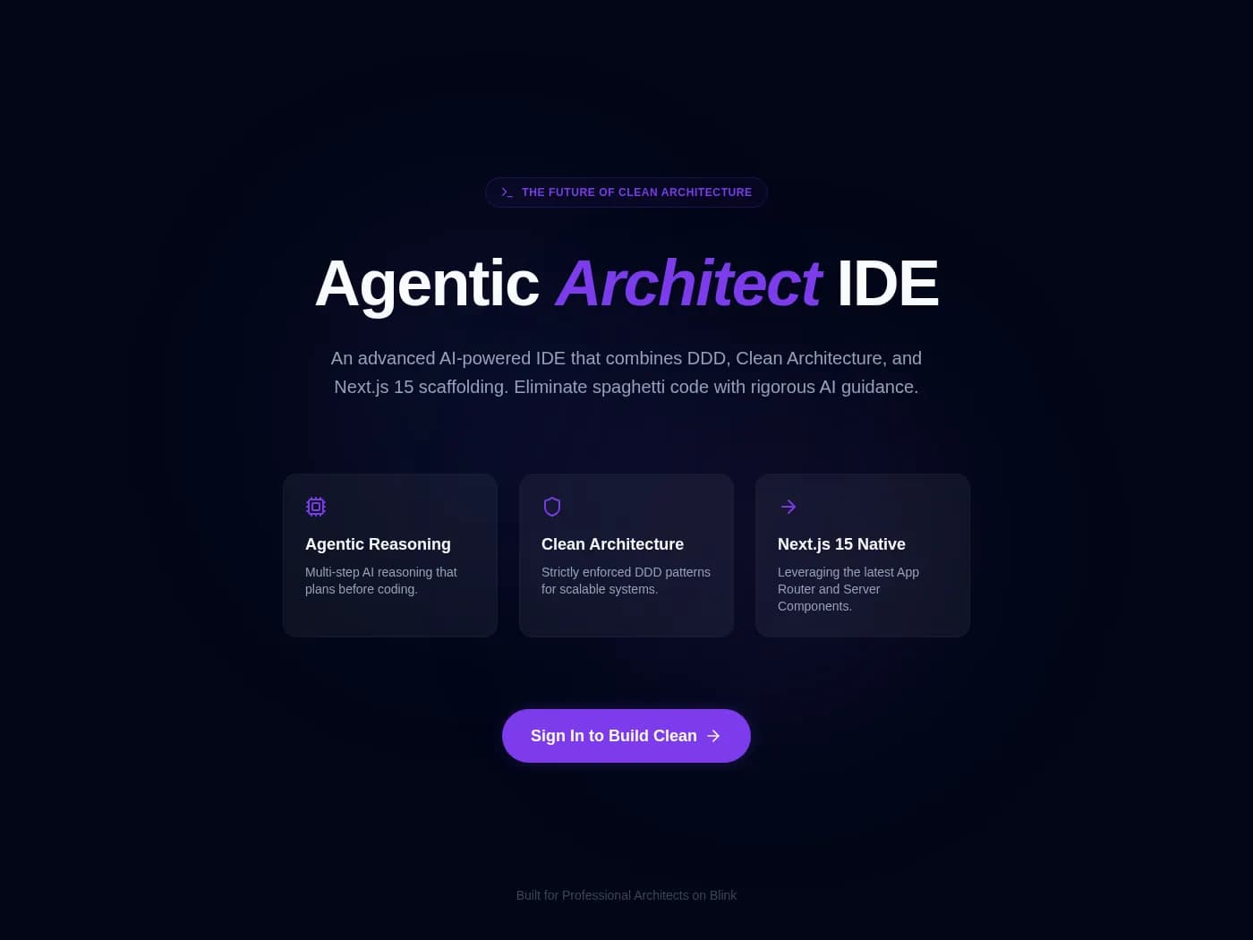 Agentic Architect IDE
