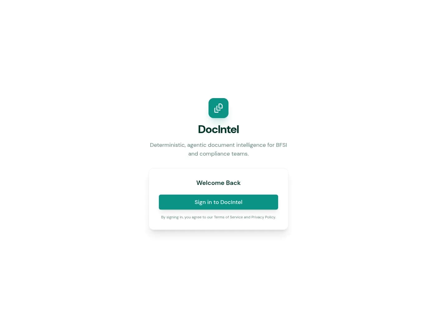 Agentic Doc Intelligence Platform