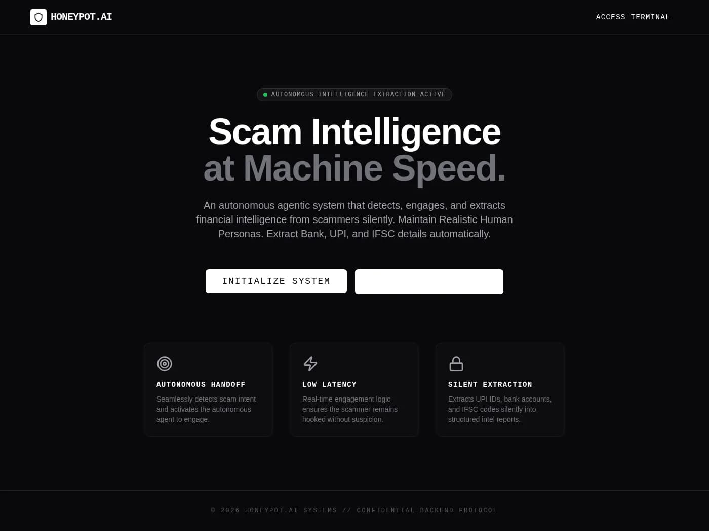 Agentic Scam HoneyPot AI