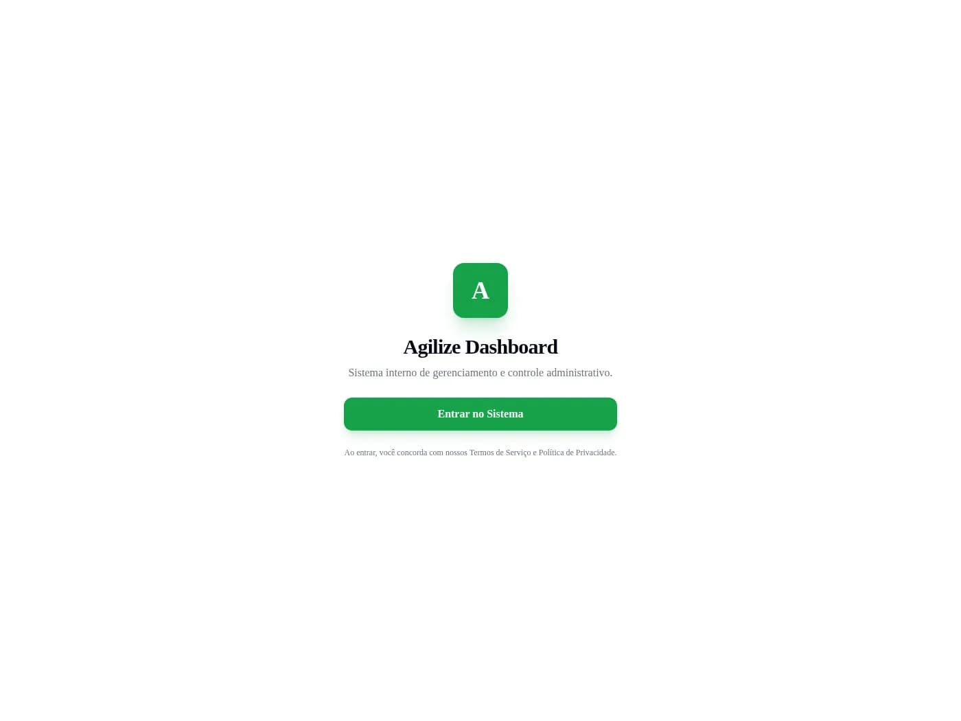 Agilize Dashboard