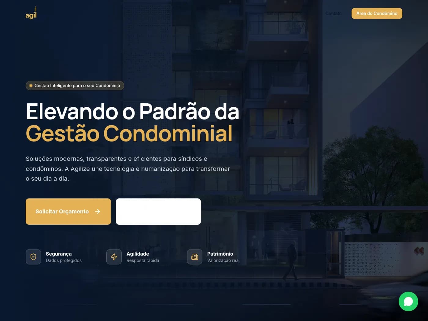 Agilize Institucional Site