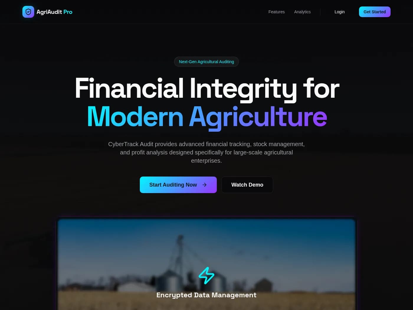AgriAudit Clone Pro
