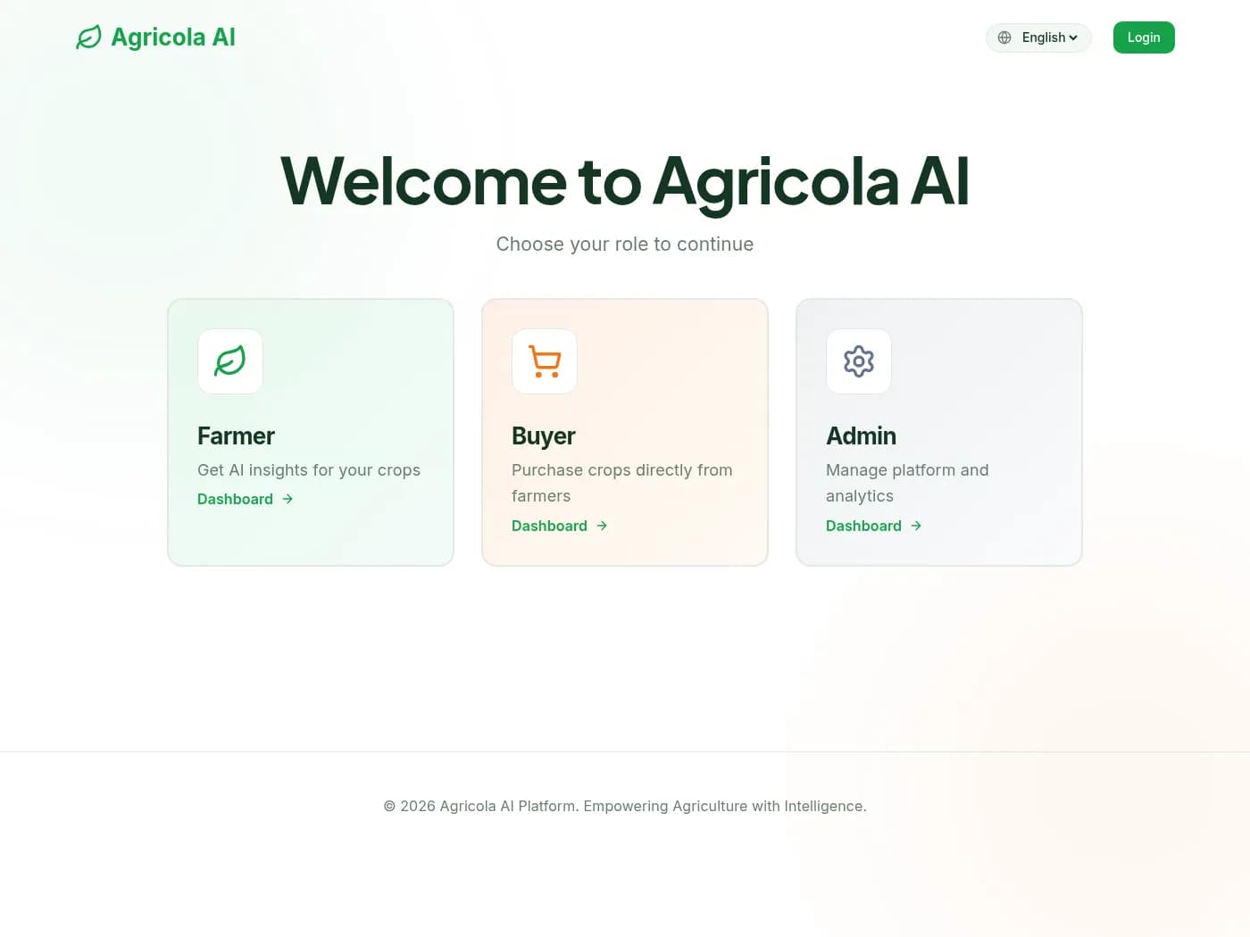 Agricola AI Platform
