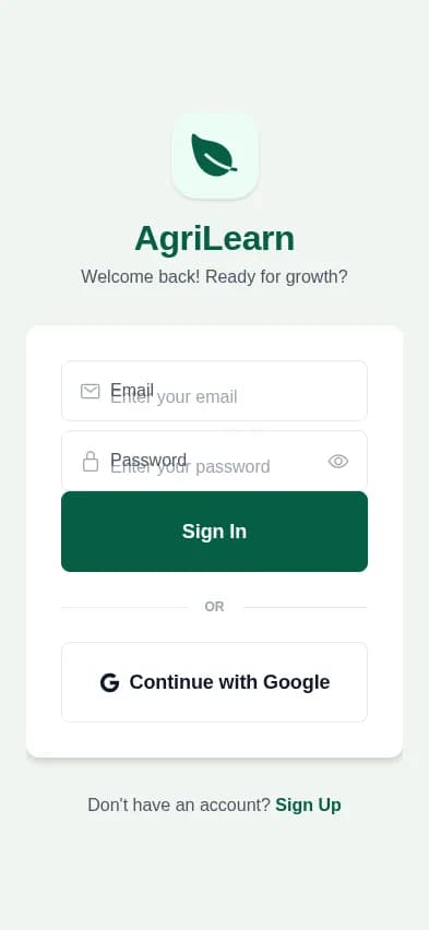 AgriLearn Mobile