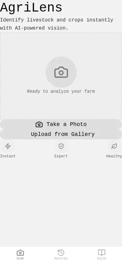 AgriLens Mobile Analyzer