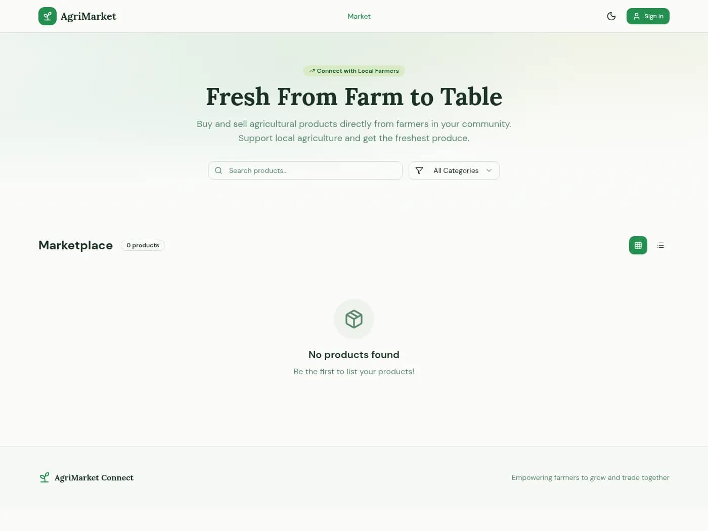 AgriMarket Connect