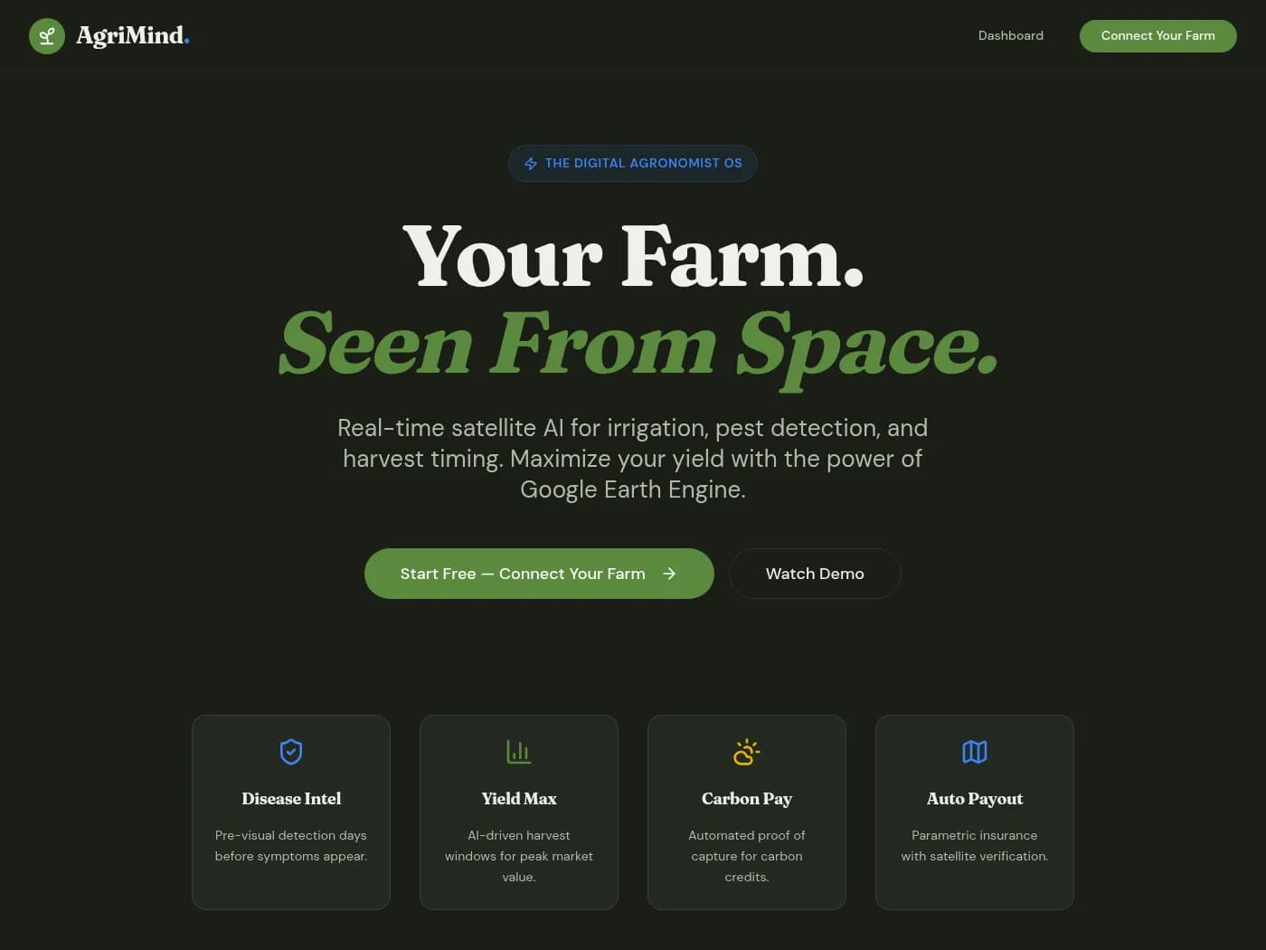 AgriMind-GEE Farm AI OS