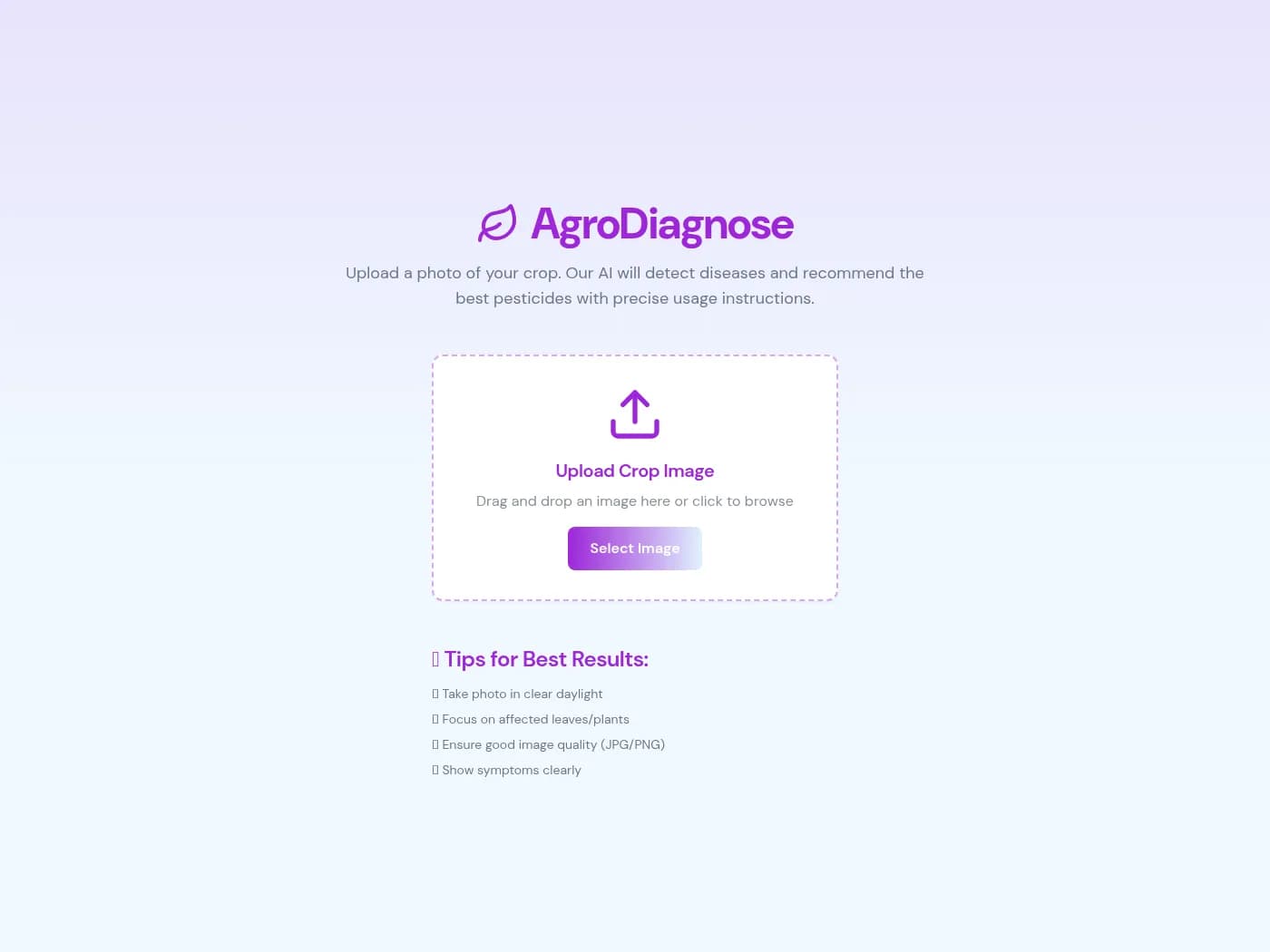 AgroDiagnose Portal