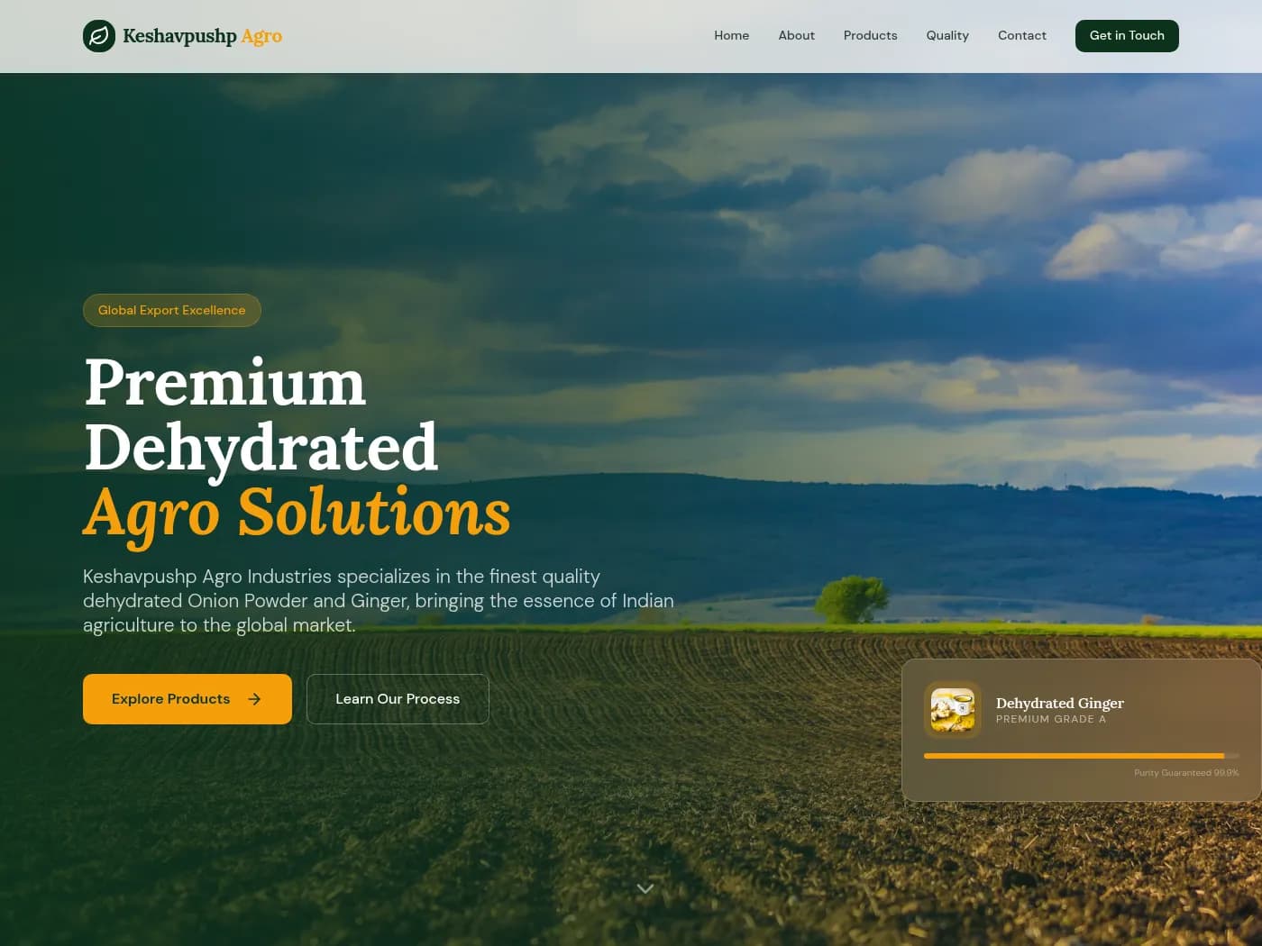Keshavpushp Agro Website