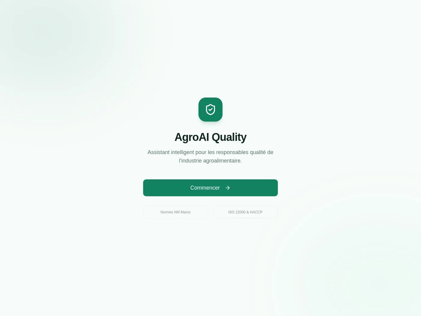 AgroAI Quality Chat