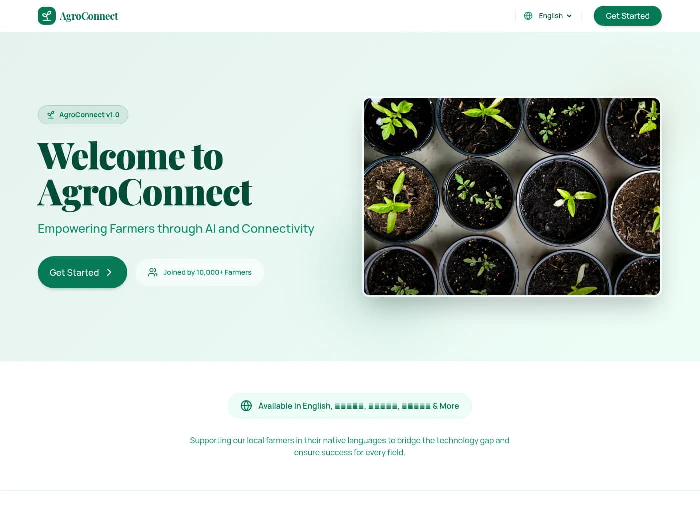 AgroConnect Portal