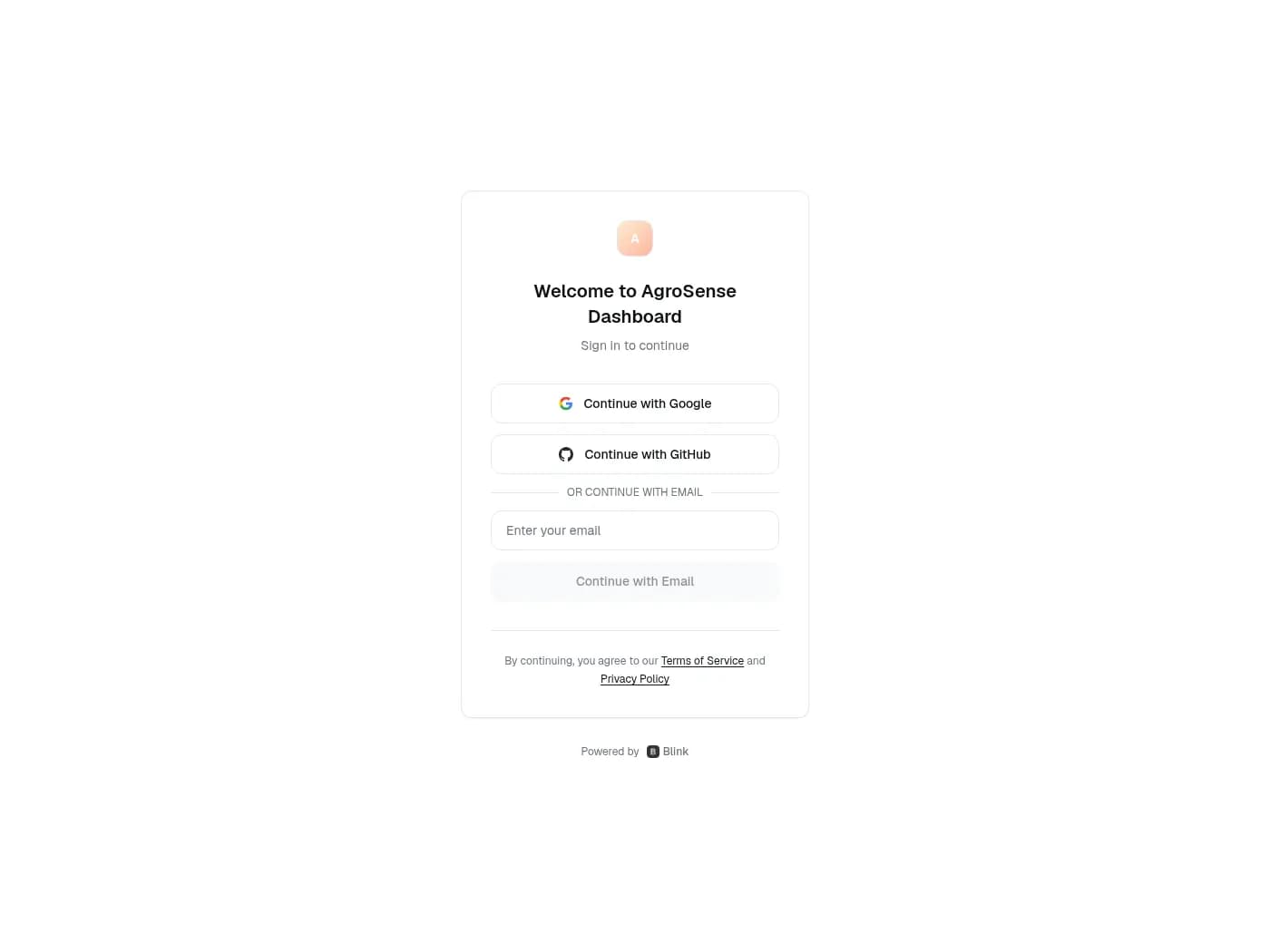 AgroSense Dashboard