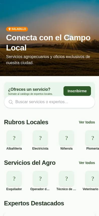 AgroServicios Locales