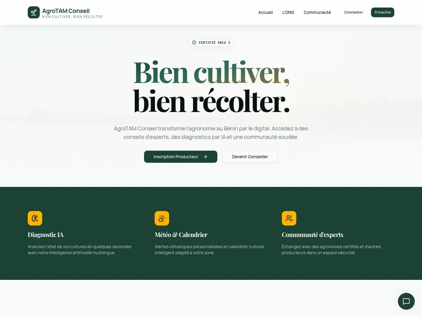 AgroTAM Conseil Platform