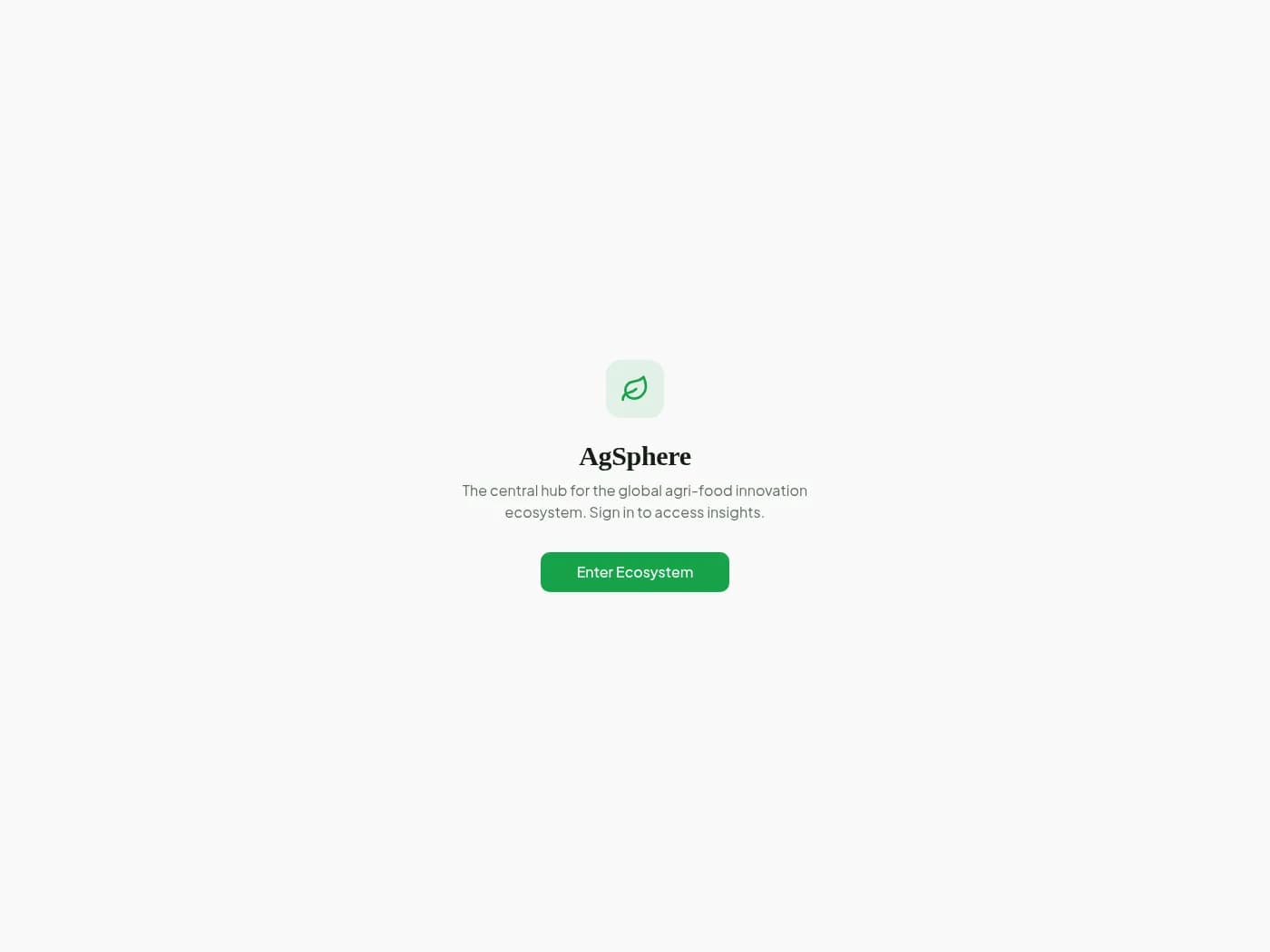 AgSphere Innovation Hub
