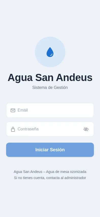 Agua San Andeus App