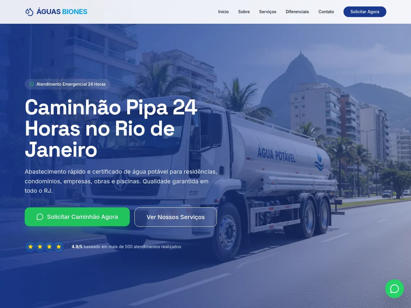 Águas Biones Pro Site