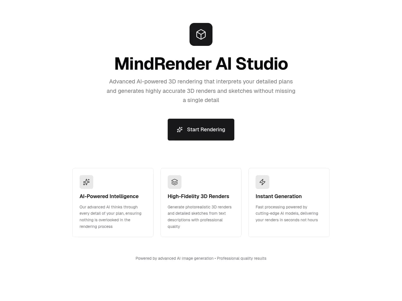 MindRender AI Studio