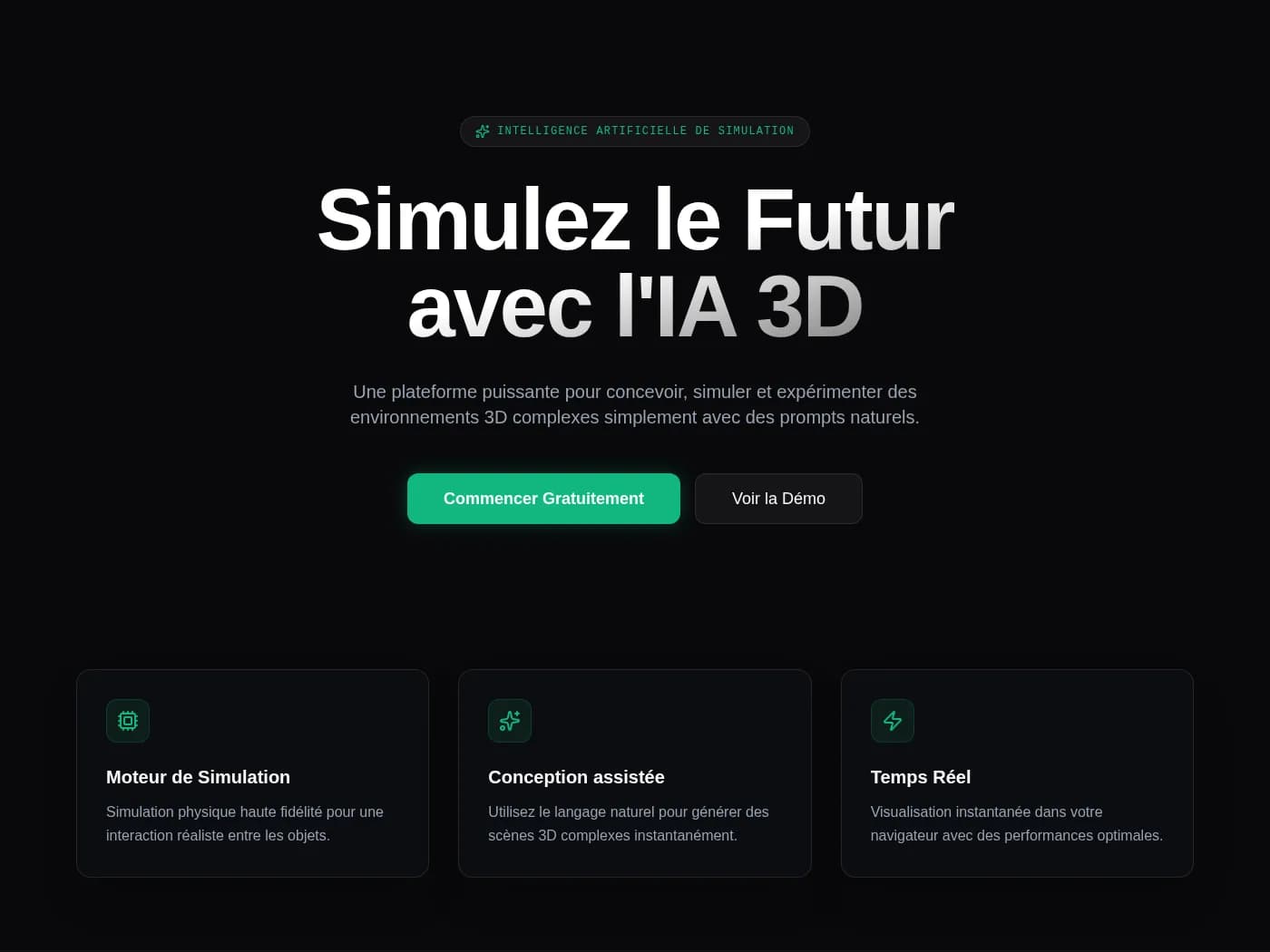 AI 3D Simulator