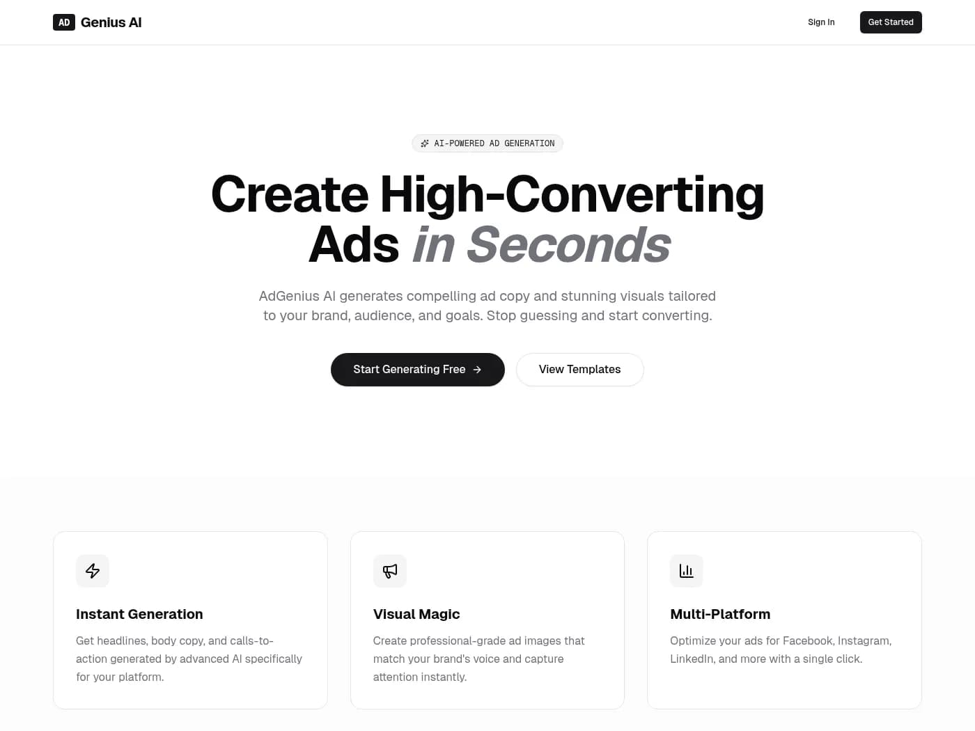 AdGenius AI
