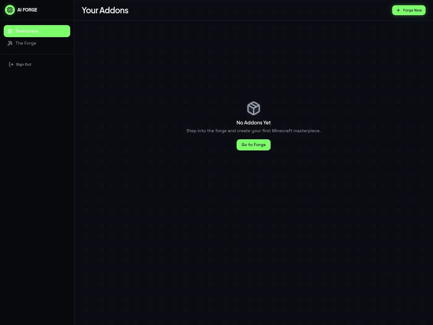 MineCraft Addon AI Forge