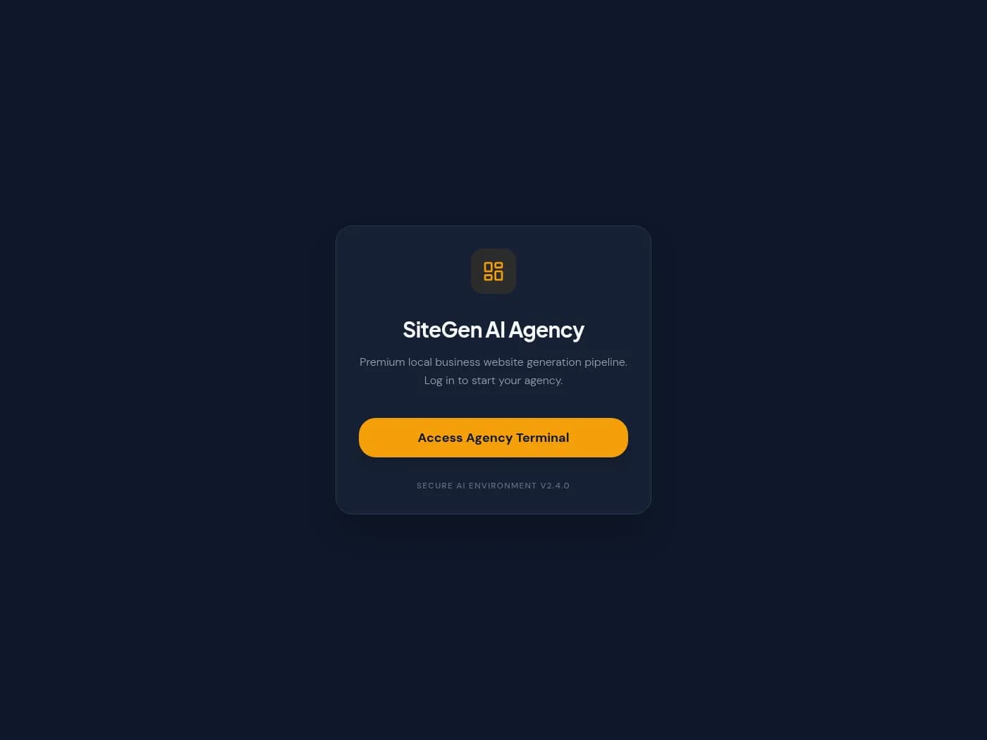 SiteGen AI Agency Pipeline