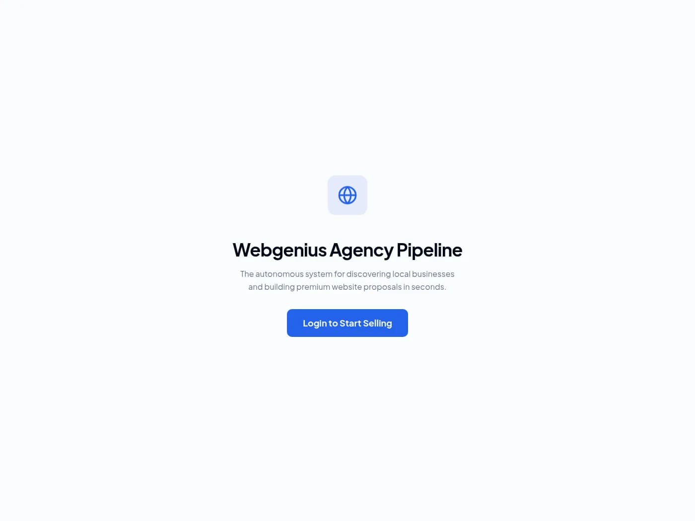 Webgenius Agency Pipeline