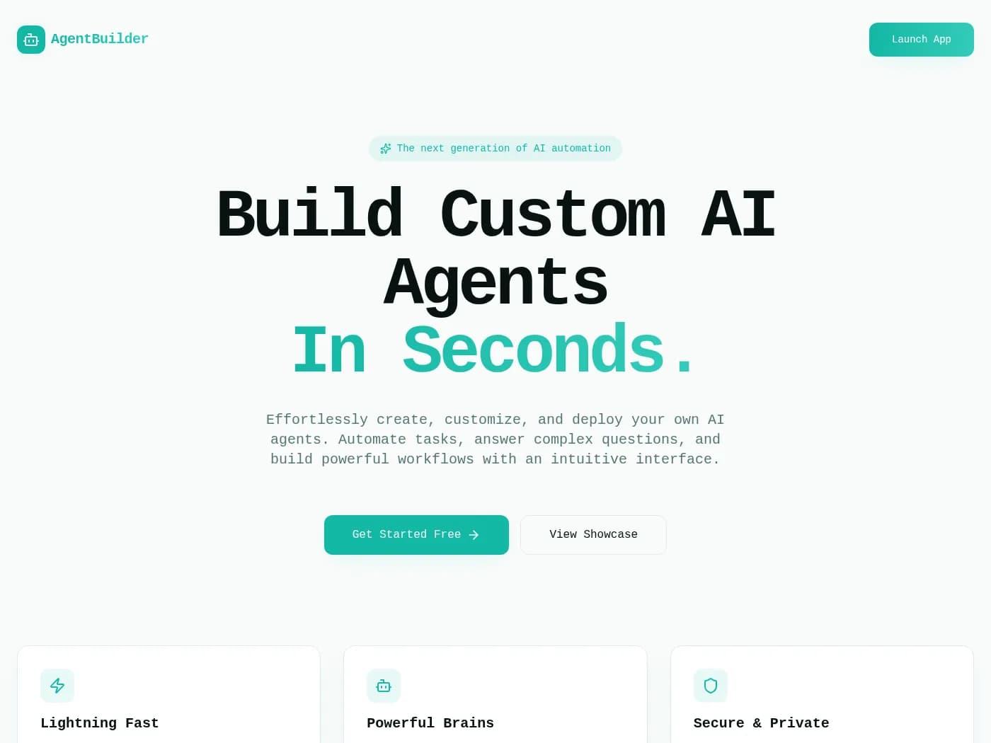 AI Agent Builder