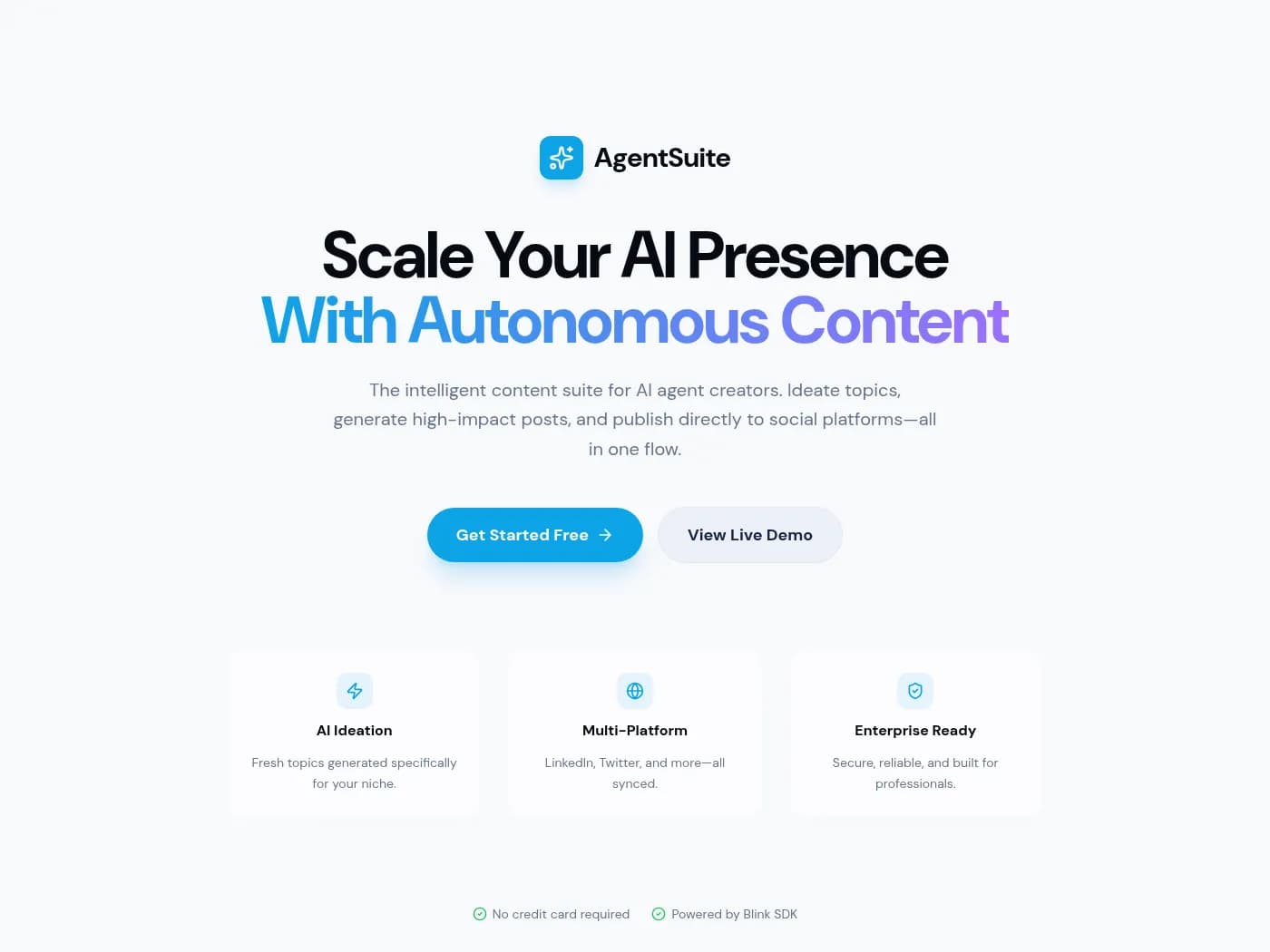 AI Agent Content Suite